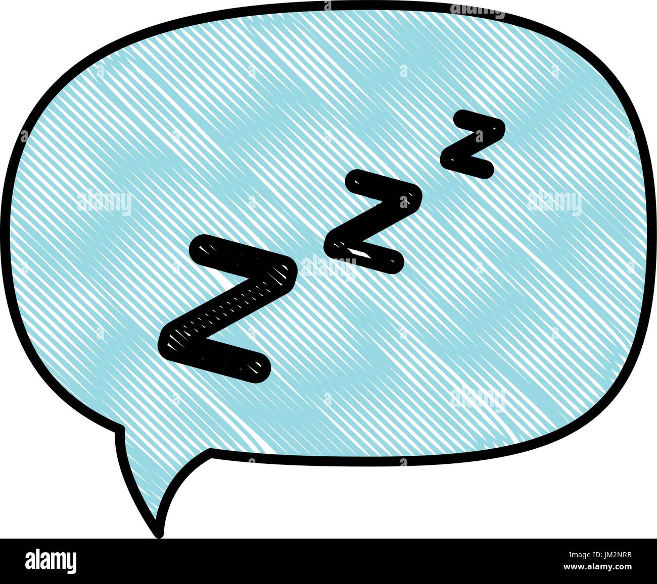 isolated sleep time speech bubble icon vector illustration graphic ...