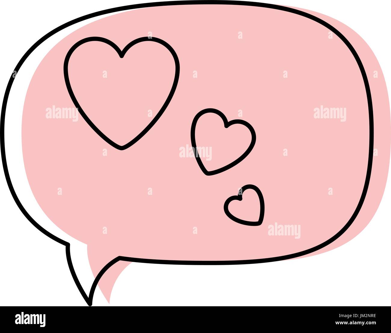 thinking love speech bubble icon vector illustration graphic design ...