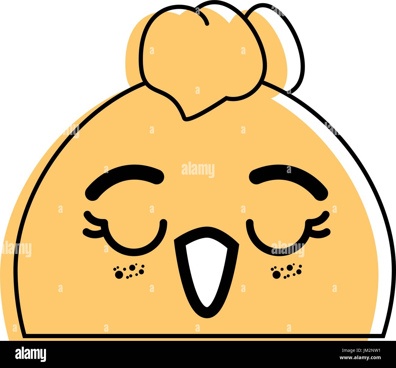 isolated cute chicken face icon vector illustration graphic design ...