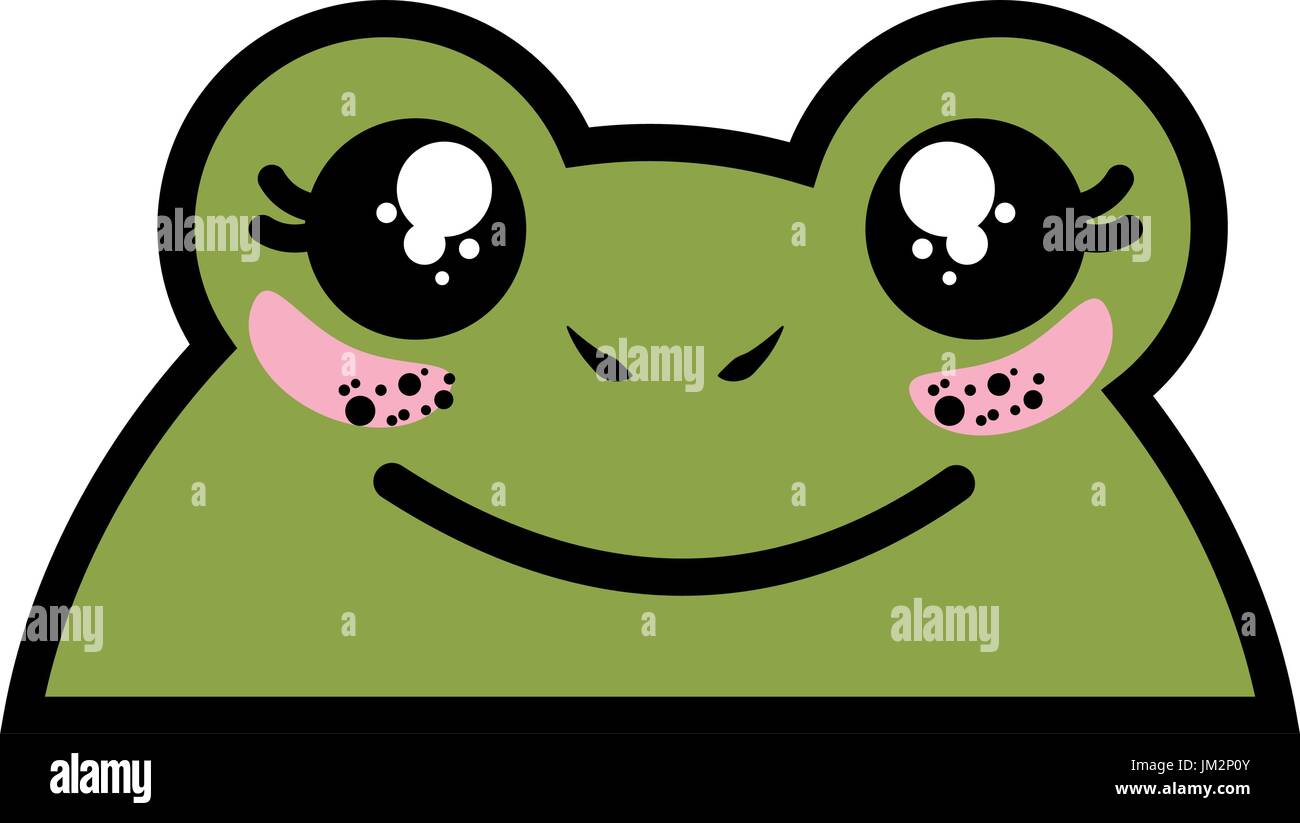isolated cute toad face icon vector illustration graphic design Stock ...