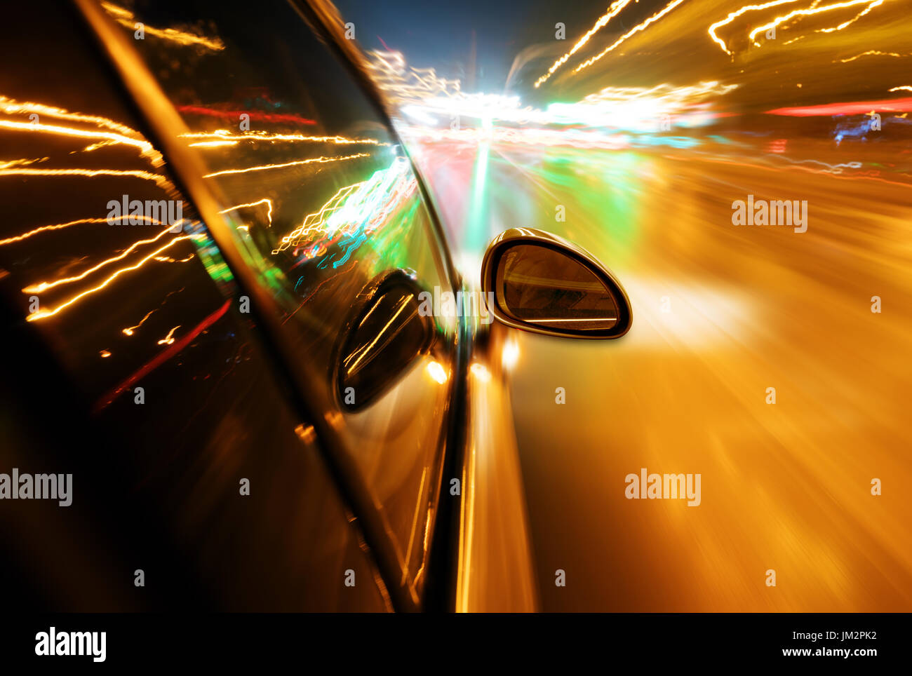 Reflection neon lights on car hi-res stock photography and images - Alamy