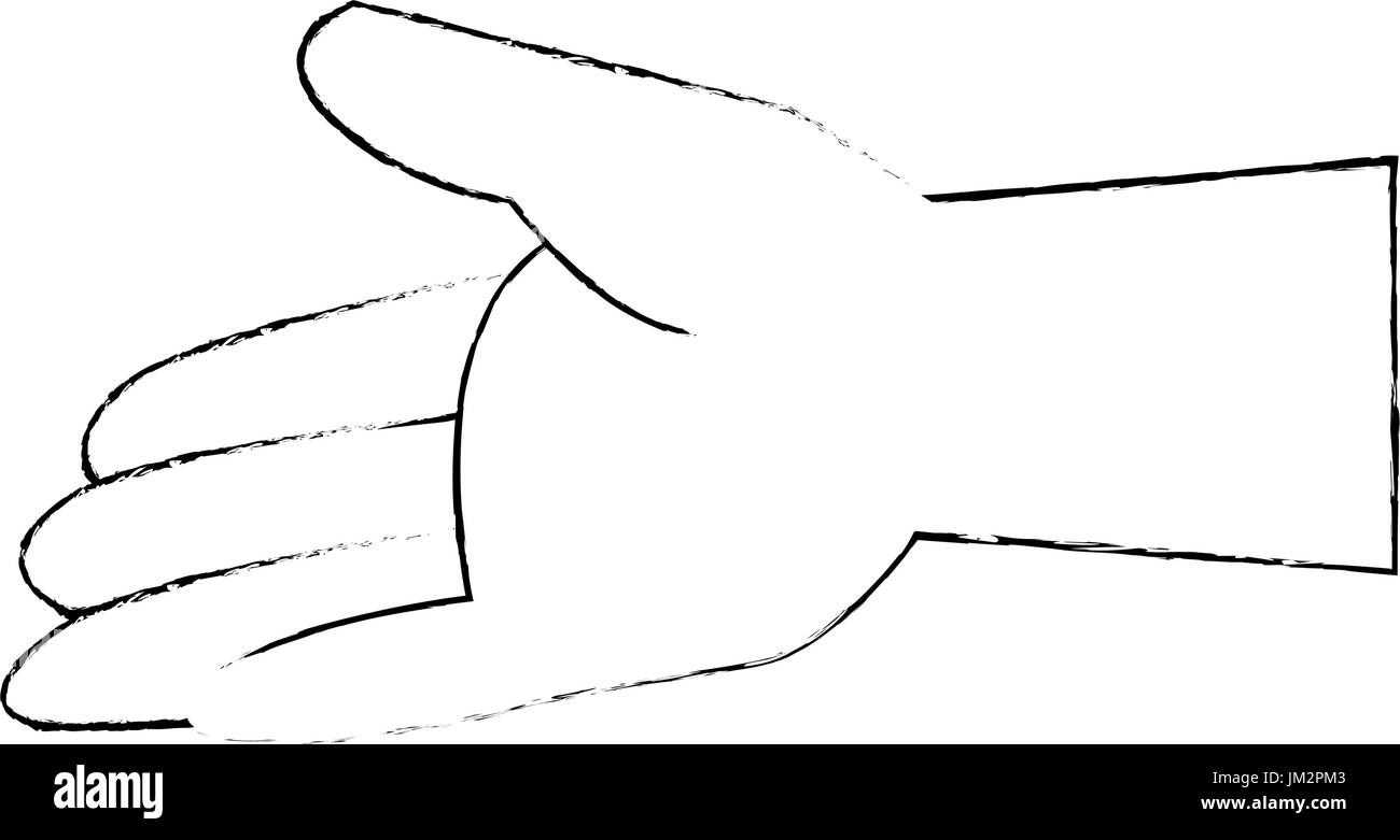 isolated opened hand Stock Vector Image & Art - Alamy