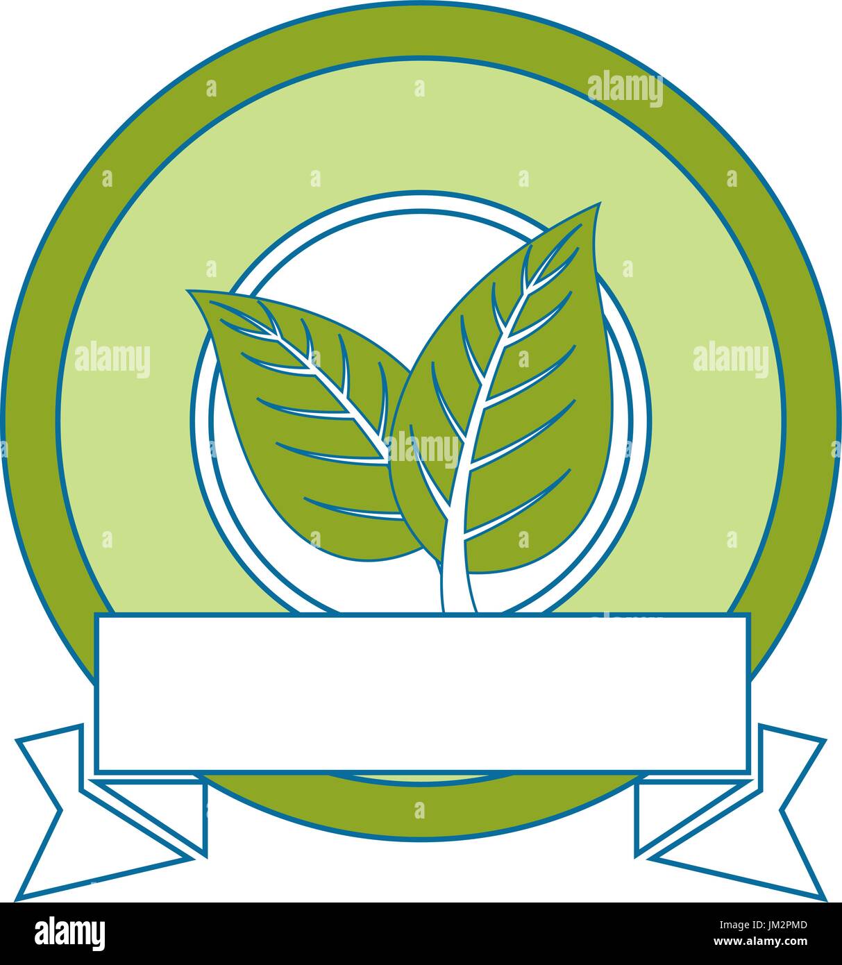 isolated sheet tree banner Stock Vector Image & Art - Alamy