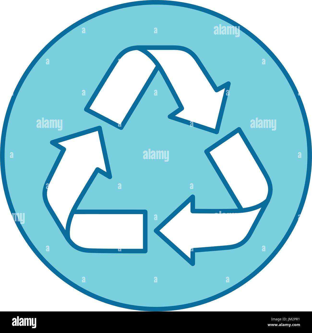 isolated recycle round icon Stock Vector Image & Art - Alamy