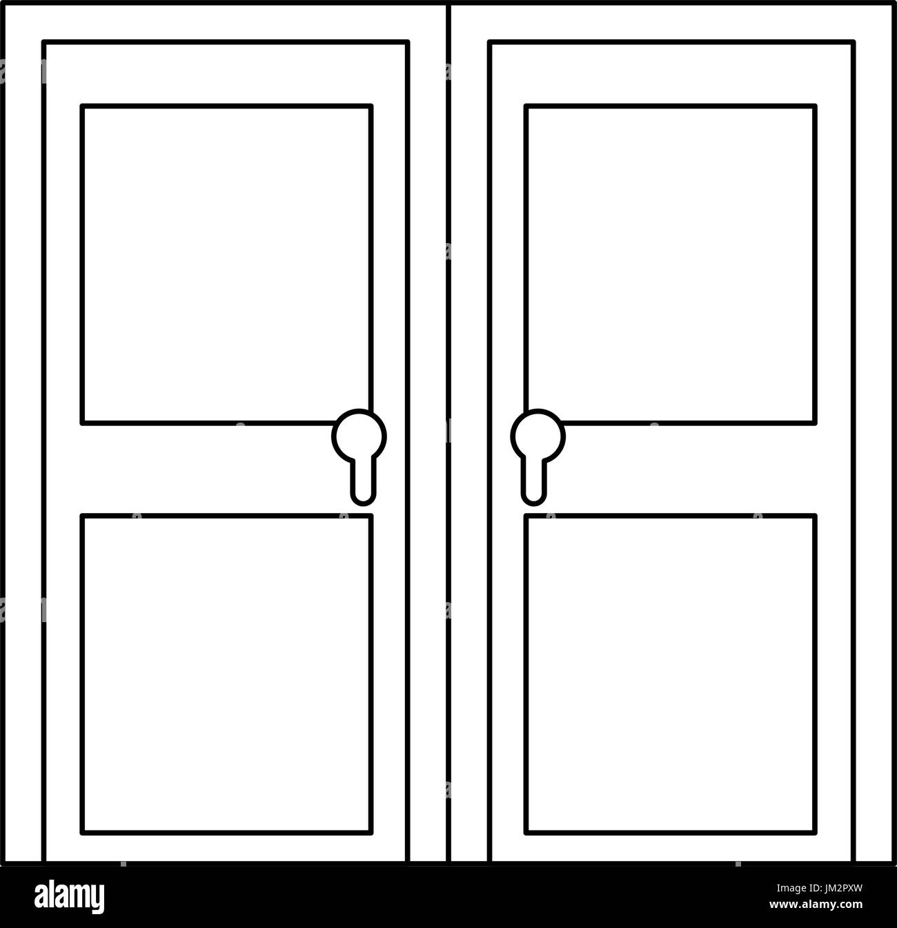 isolated big door Stock Vector Image & Art - Alamy