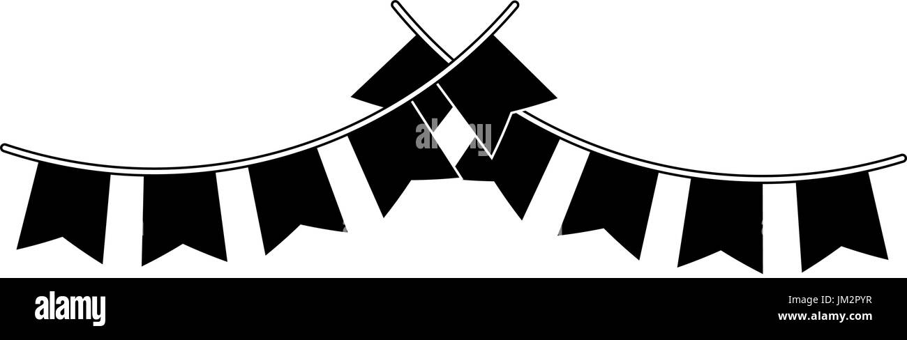 isolated cute party flags Stock Vector Image & Art - Alamy