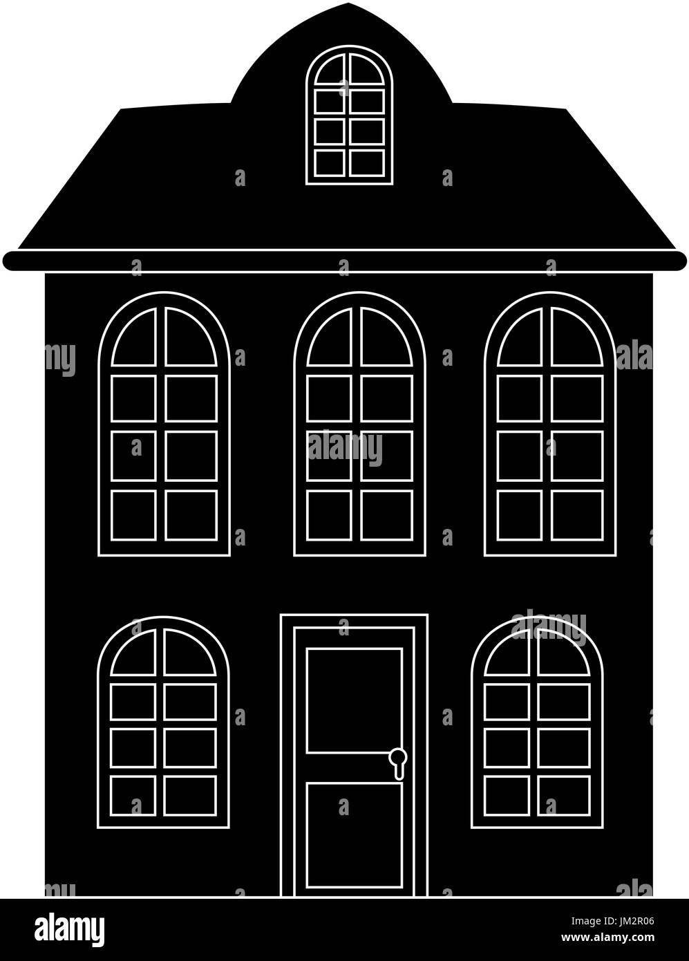 isolated big house Stock Vector Image & Art - Alamy