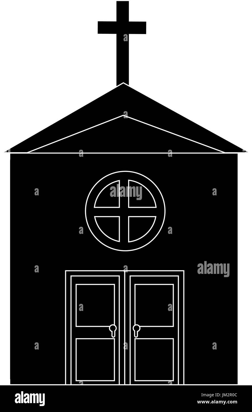 Back church door Stock Vector Images - Alamy