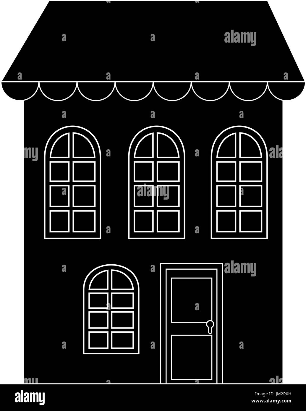 isolated big house Stock Vector Image & Art - Alamy