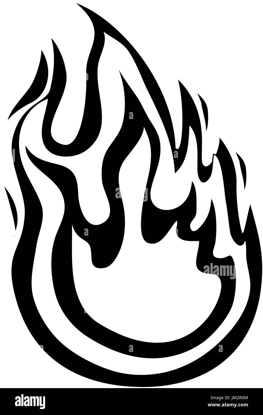 Big blaze Stock Vector Images - Alamy