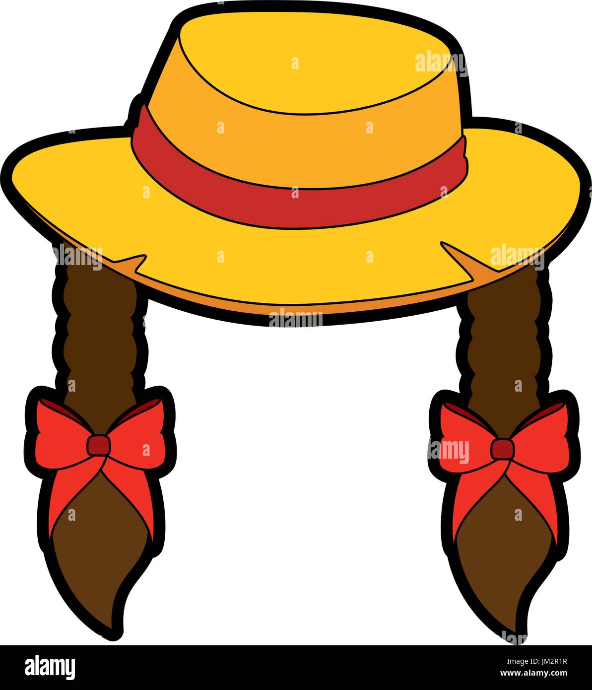 Yellow braid Stock Vector Images - Alamy