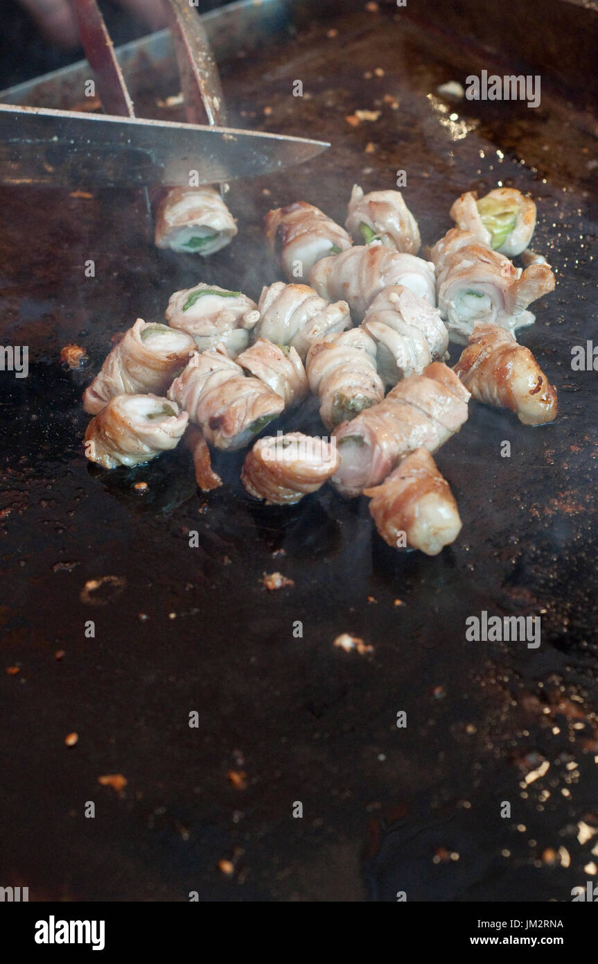 Italy, Sicily, Street Food, Stigghiole Stock Photo - Alamy