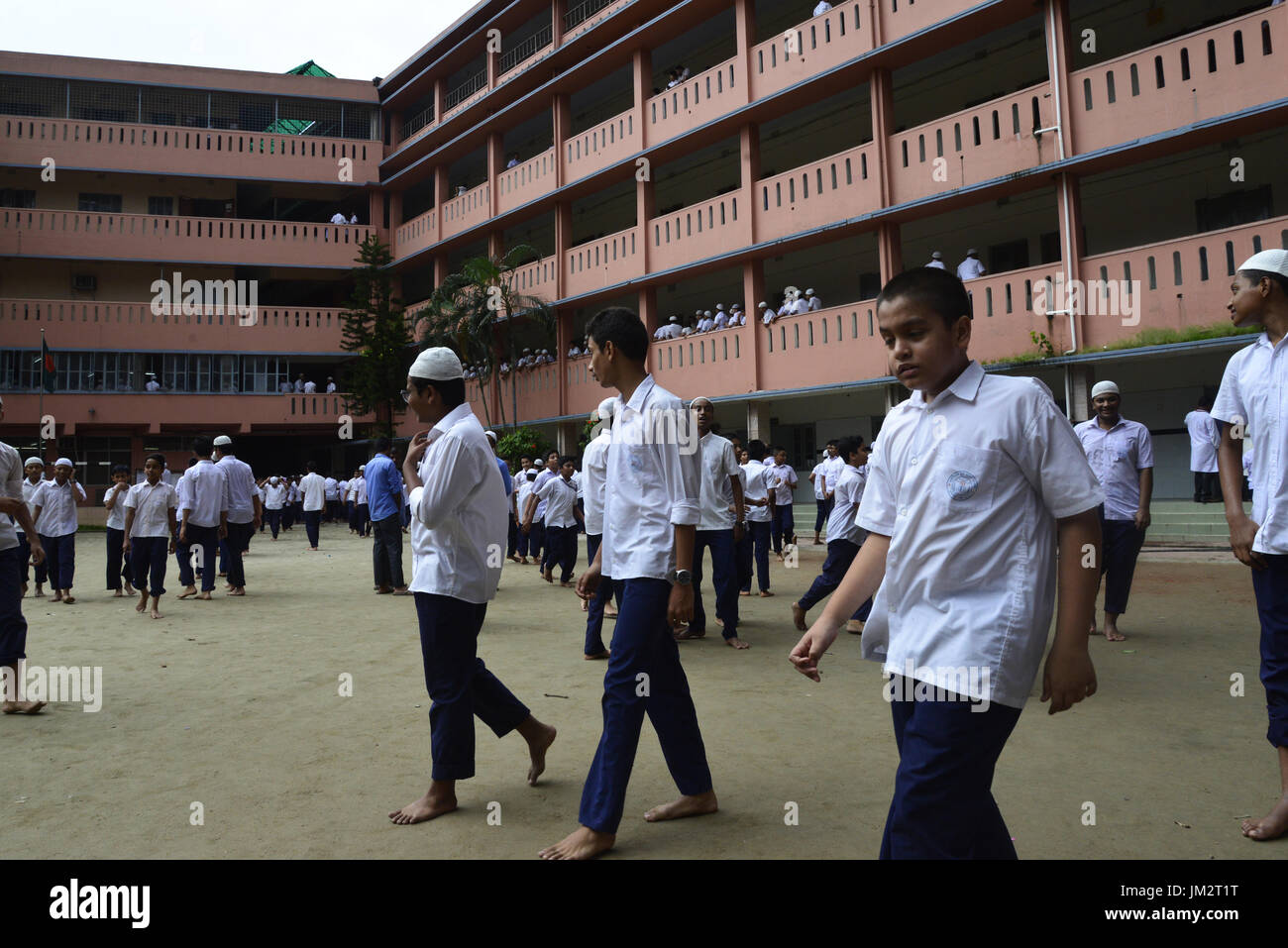 Indian school kids on ground in class hi-res stock photography and ...