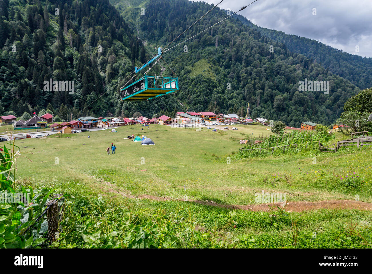 TURKEY,Rize,August 14, 2015: Ayder Plateau, Rize, Turkey.The Ayder ...