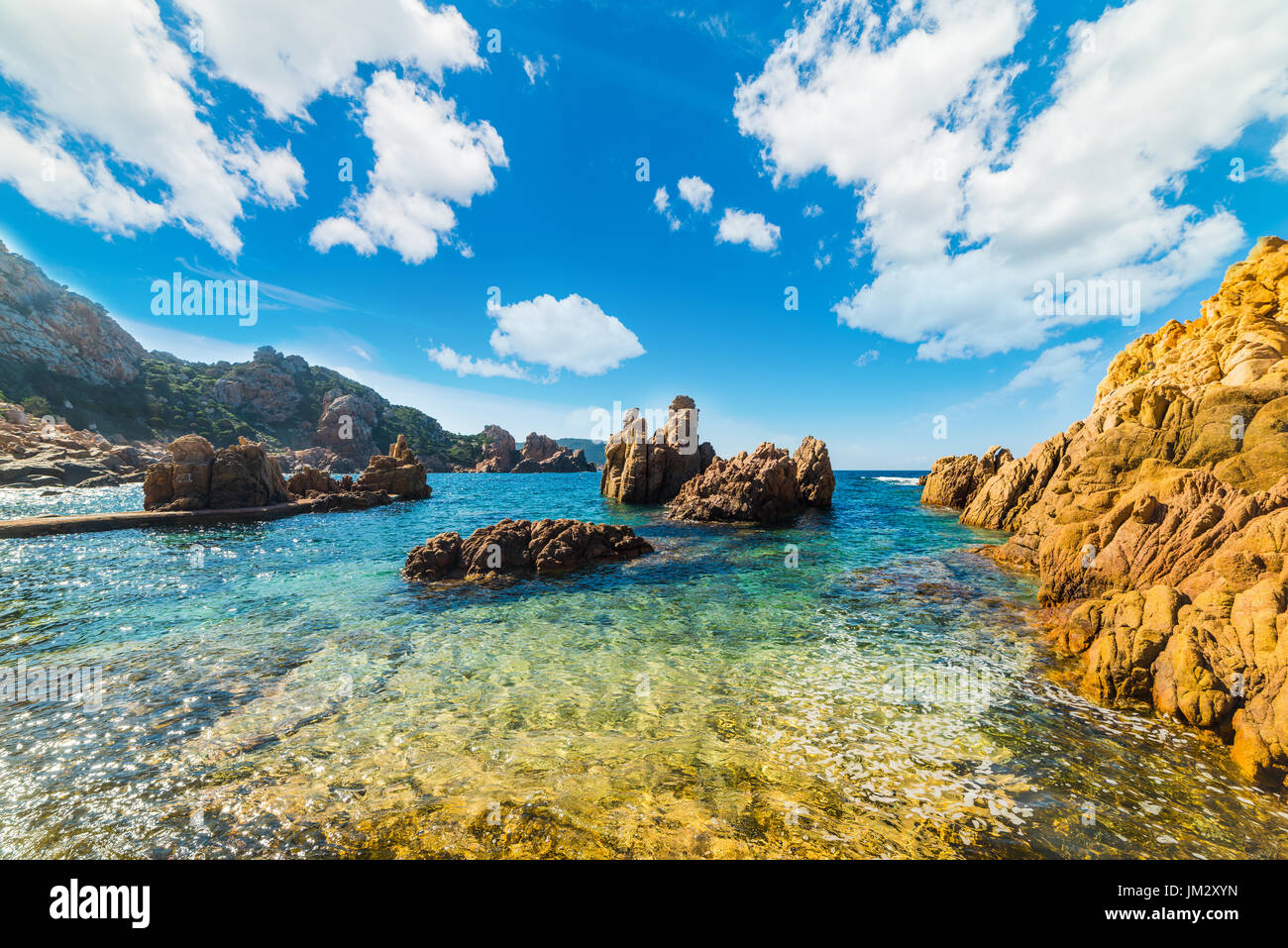 Clear water in Costa Paradiso. Sardinia, Italy Stock Photo - Alamy