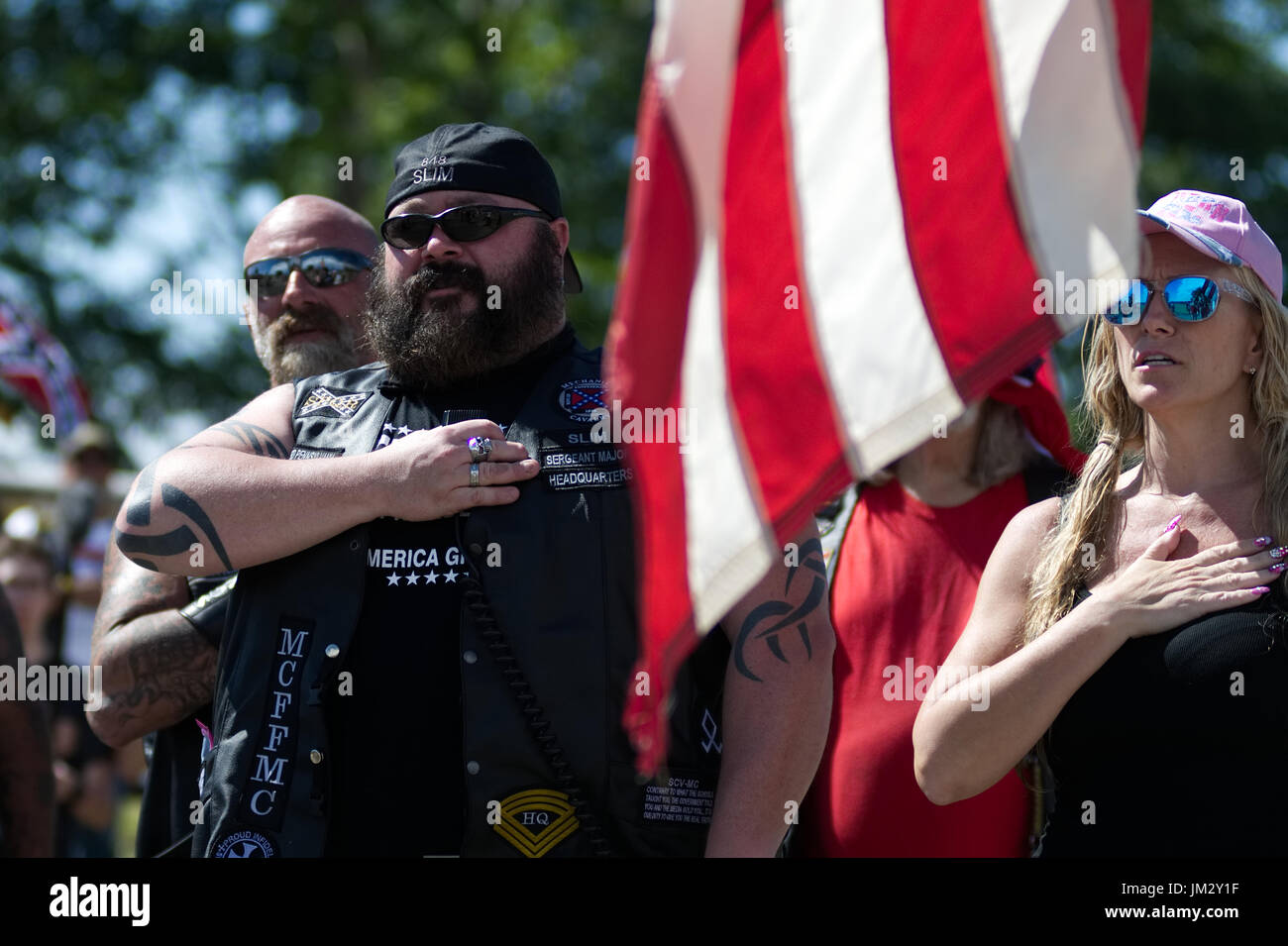 Pledge allegiance flag hi-res stock photography and images - Alamy