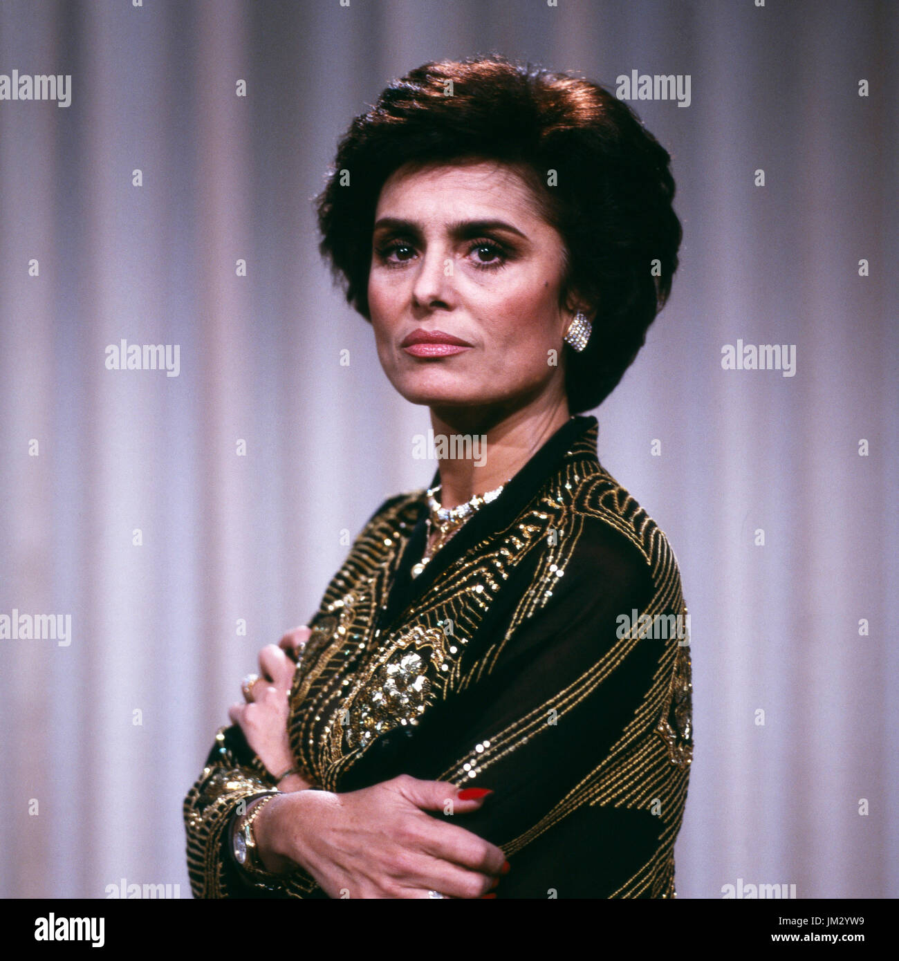 Israelische Schauspielerin und Sängerin Daliah Lavi, Deutschland 1980er ...
