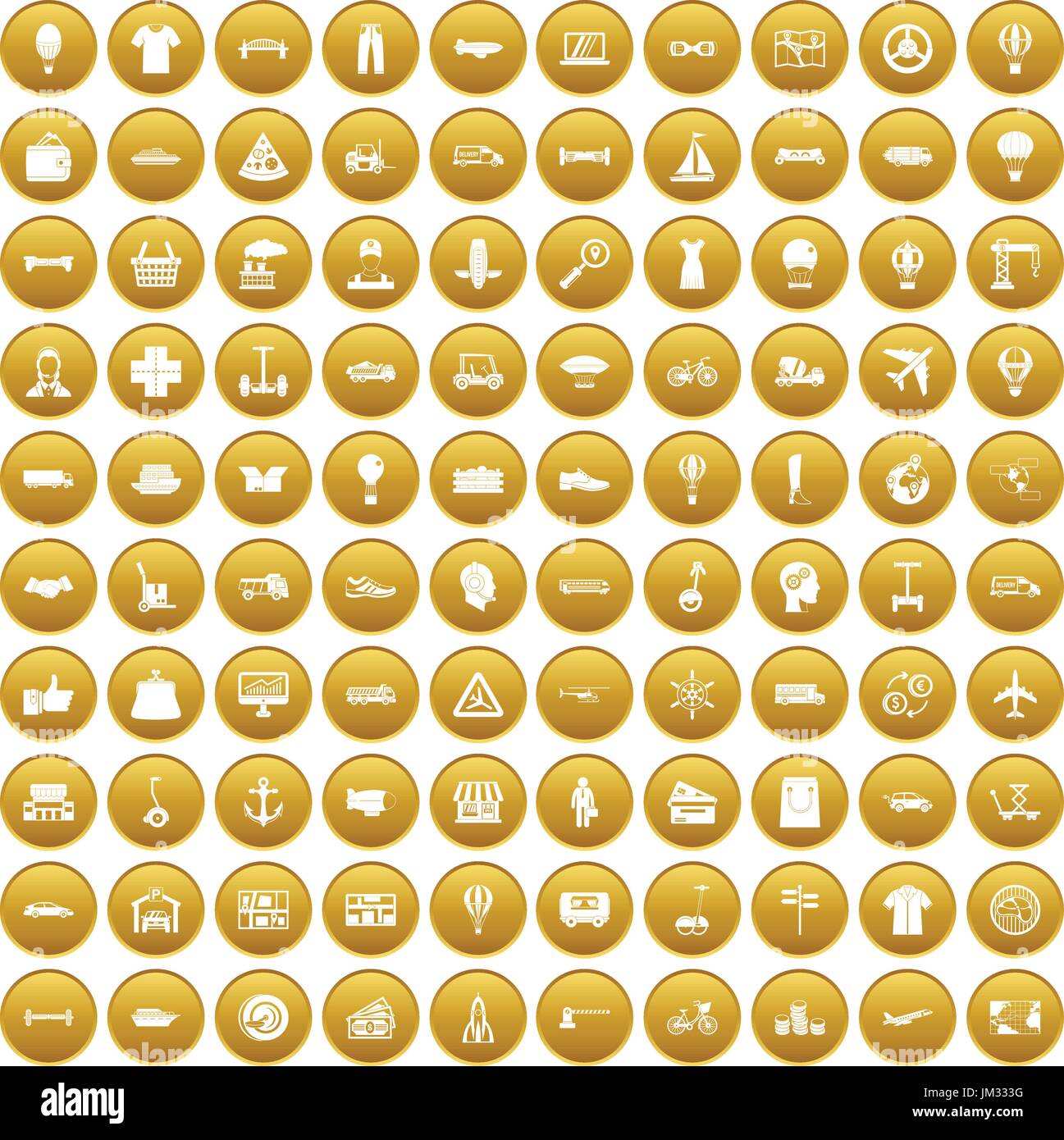 Gold balloon 100 hi-res stock photography and images - Alamy