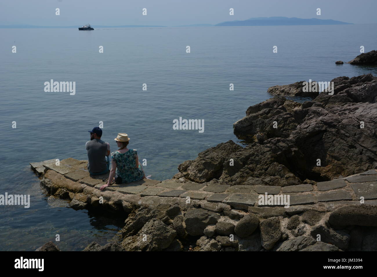 Volosko beach hi-res stock photography and images - Alamy