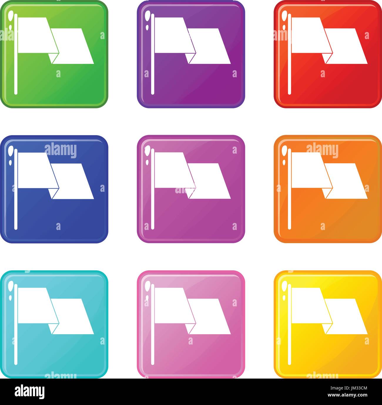 Flagpole windy wind symbol Stock Vector Images - Alamy