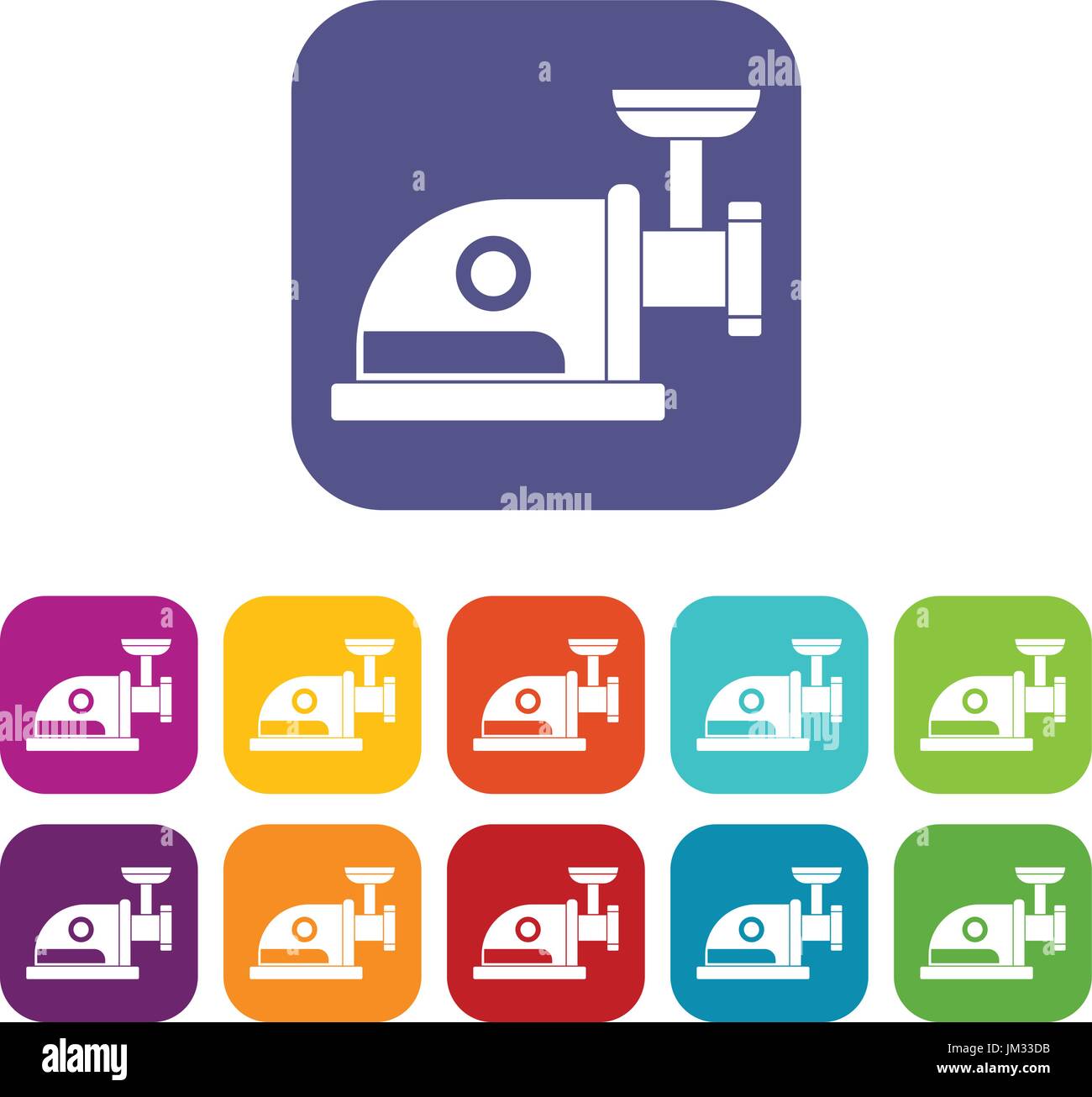 Electric grinder icons set Stock Vector Image & Art - Alamy