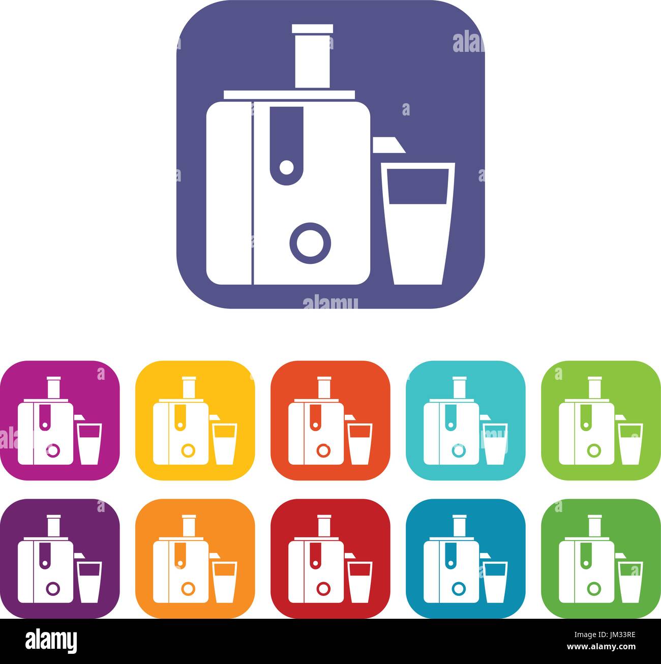 Juicer icons set Stock Vector Image & Art - Alamy
