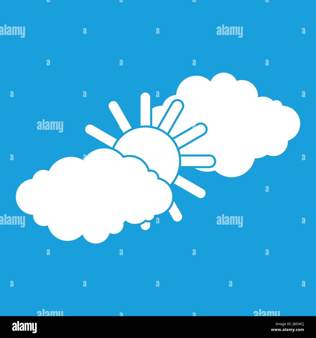 White clouds on nice Stock Vector Images - Alamy