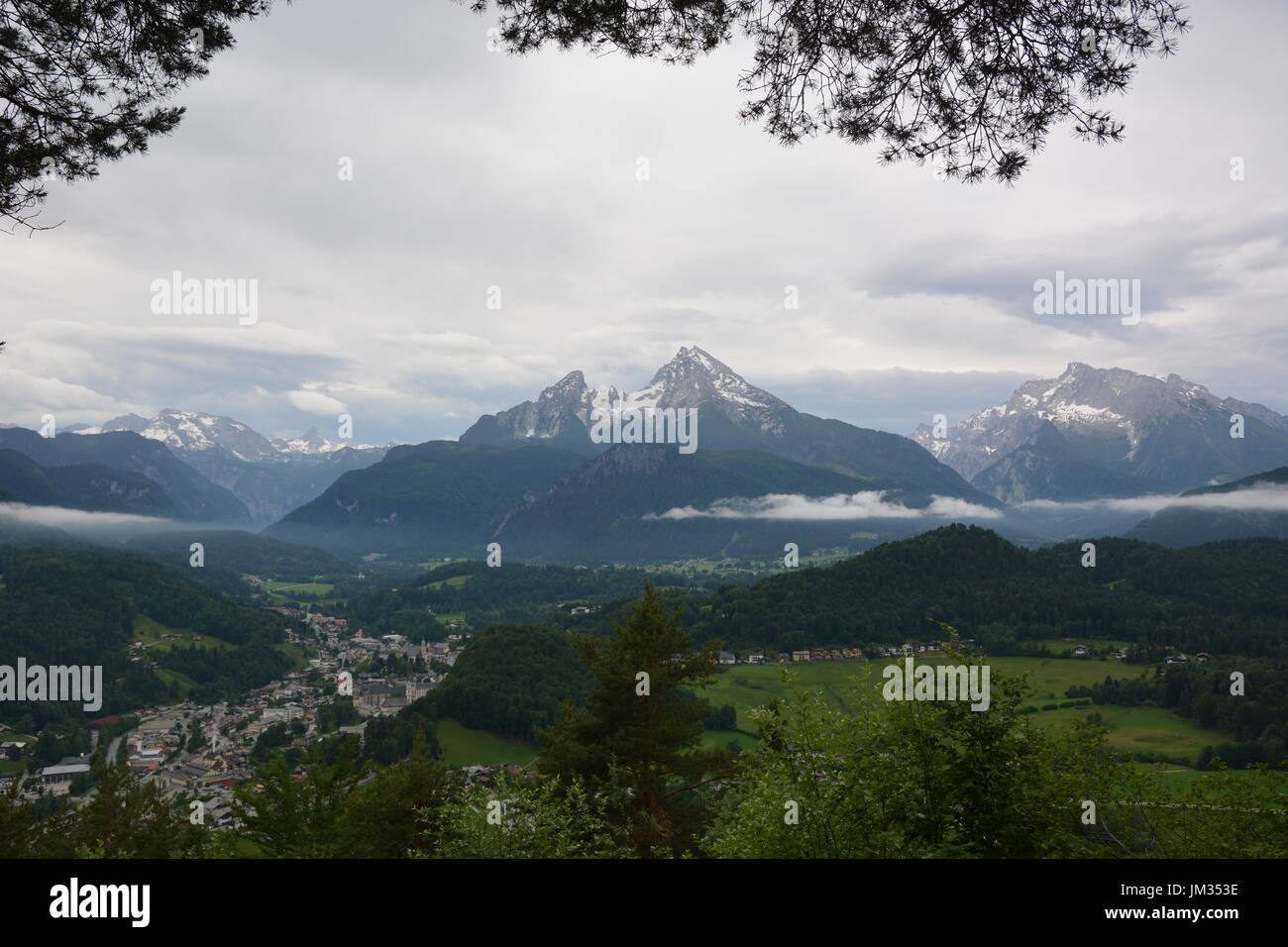 Berchtesgaden, Germany - June 6, 2017 - Beautiful Mount Watzmann in ...