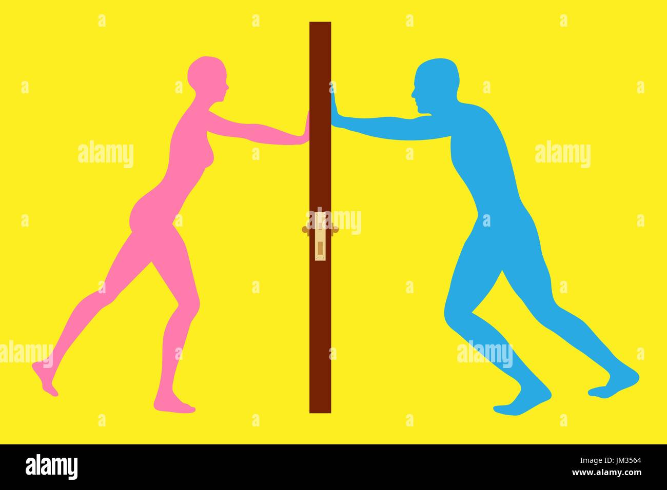 Opposite direction Stock Vector Images - Alamy