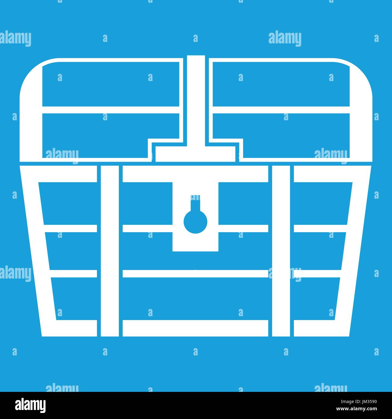 Chest icon white Stock Vector Image & Art - Alamy