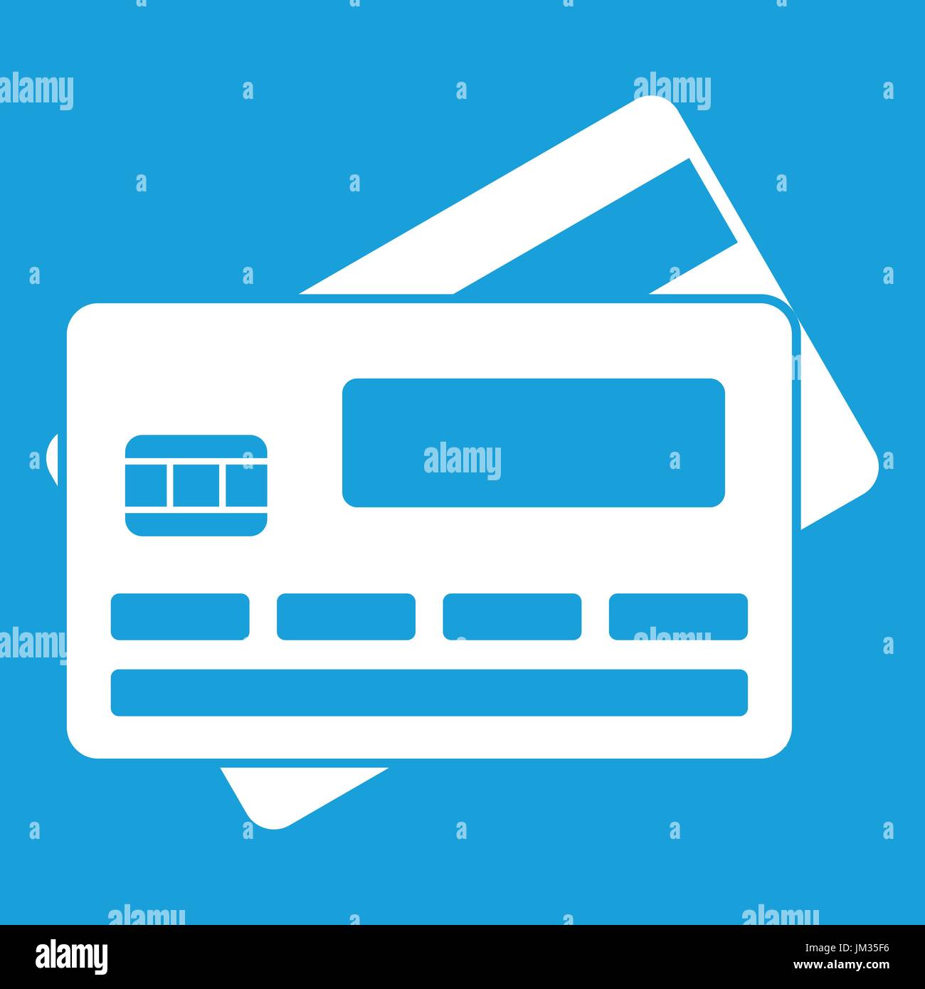 Credit card icon white Stock Vector Image & Art - Alamy