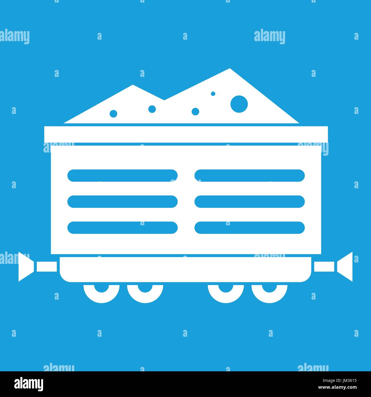 Empty coal train Stock Vector Images - Alamy