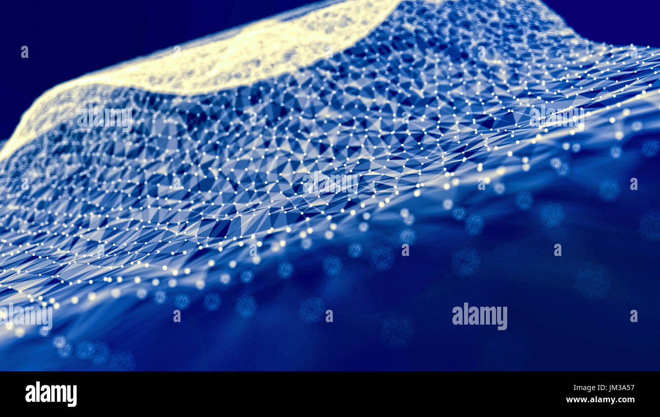 digital concept: wave structure Stock Photo - Alamy