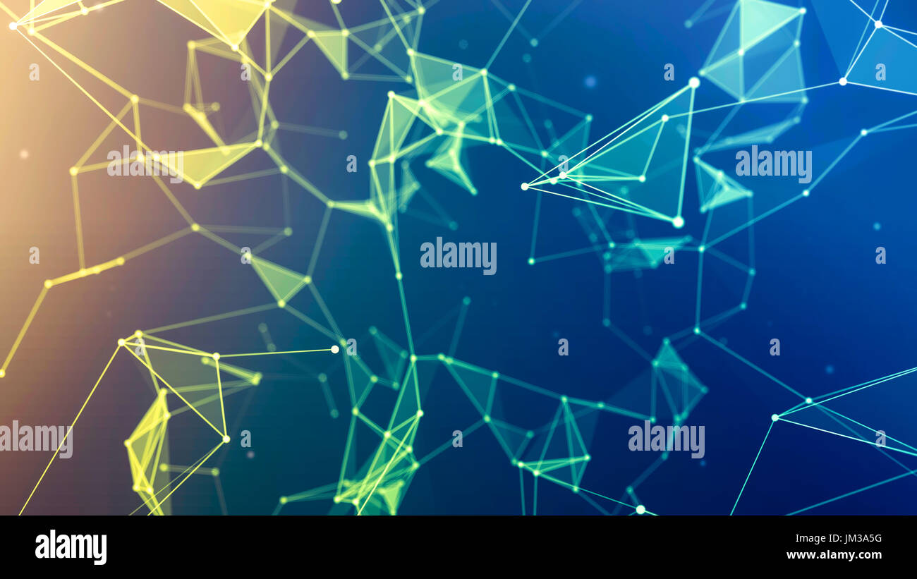 computer generated network background Stock Photo - Alamy