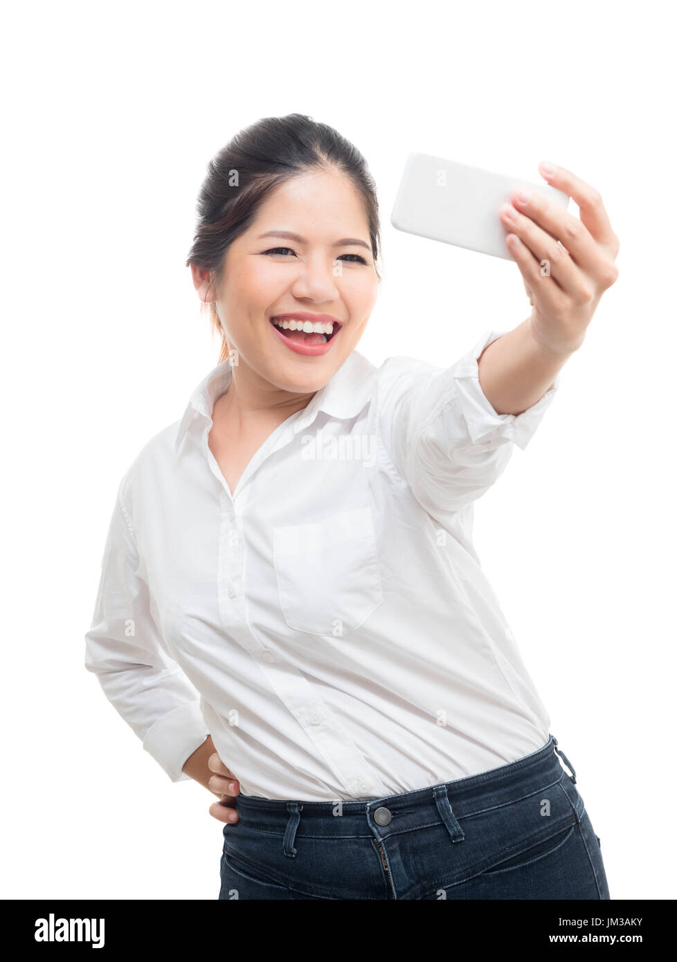 Selfie face yourself hi-res stock photography and images - Alamy