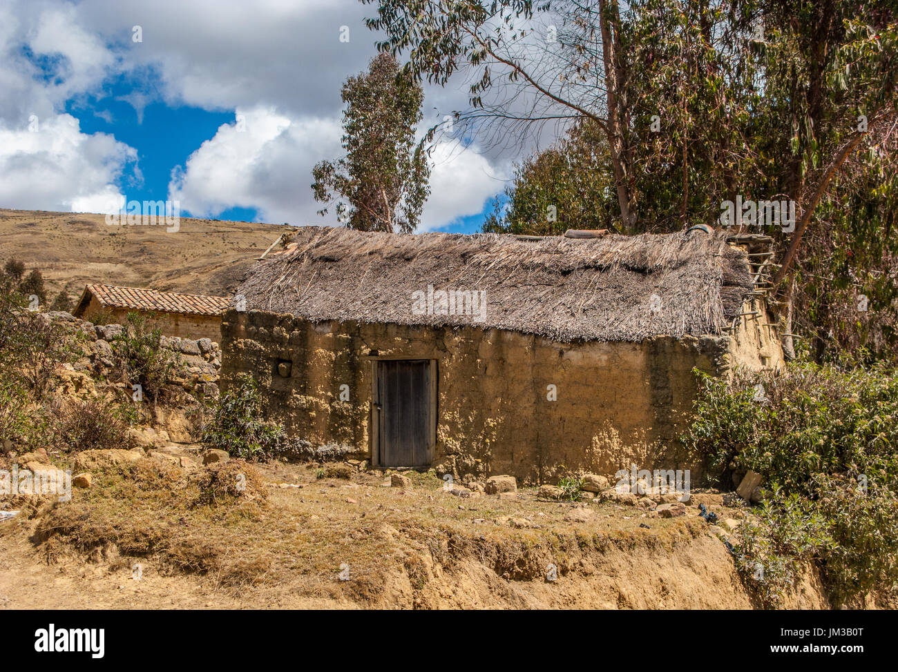 Old adobe house near Paucartambo, Peru Stock Photo - Alamy