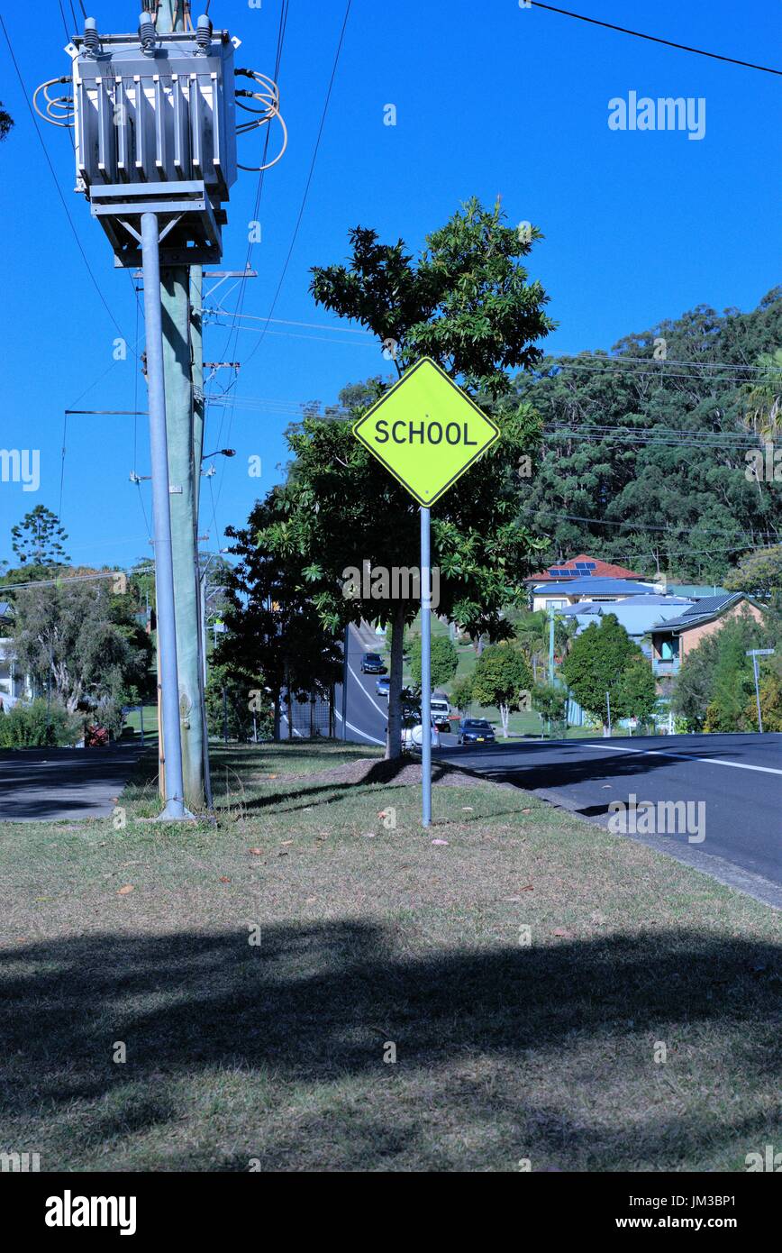 School street signs hi-res stock photography and images - Alamy