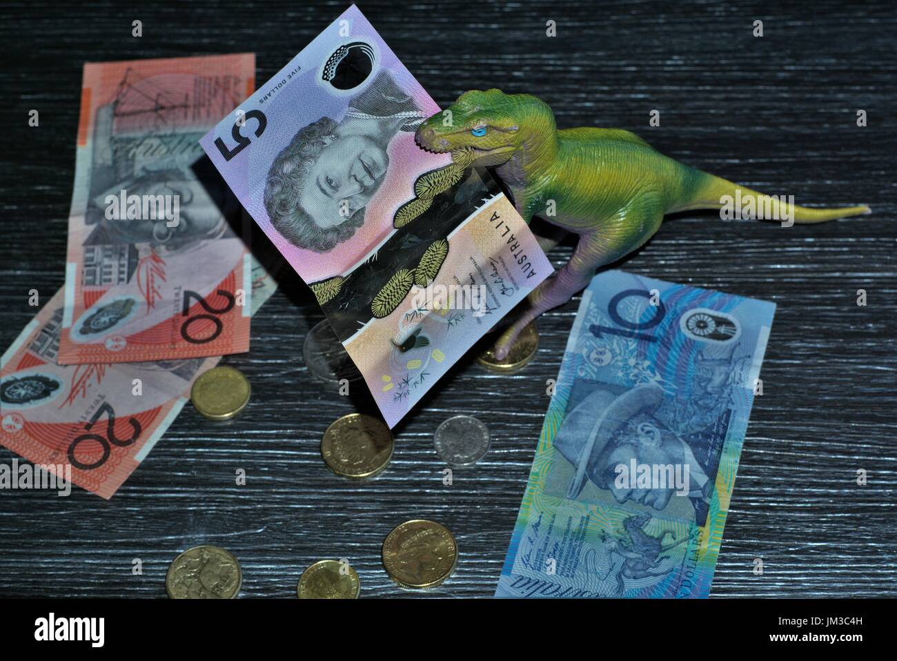 Australian five dollar note hi-res stock photography and images - Alamy