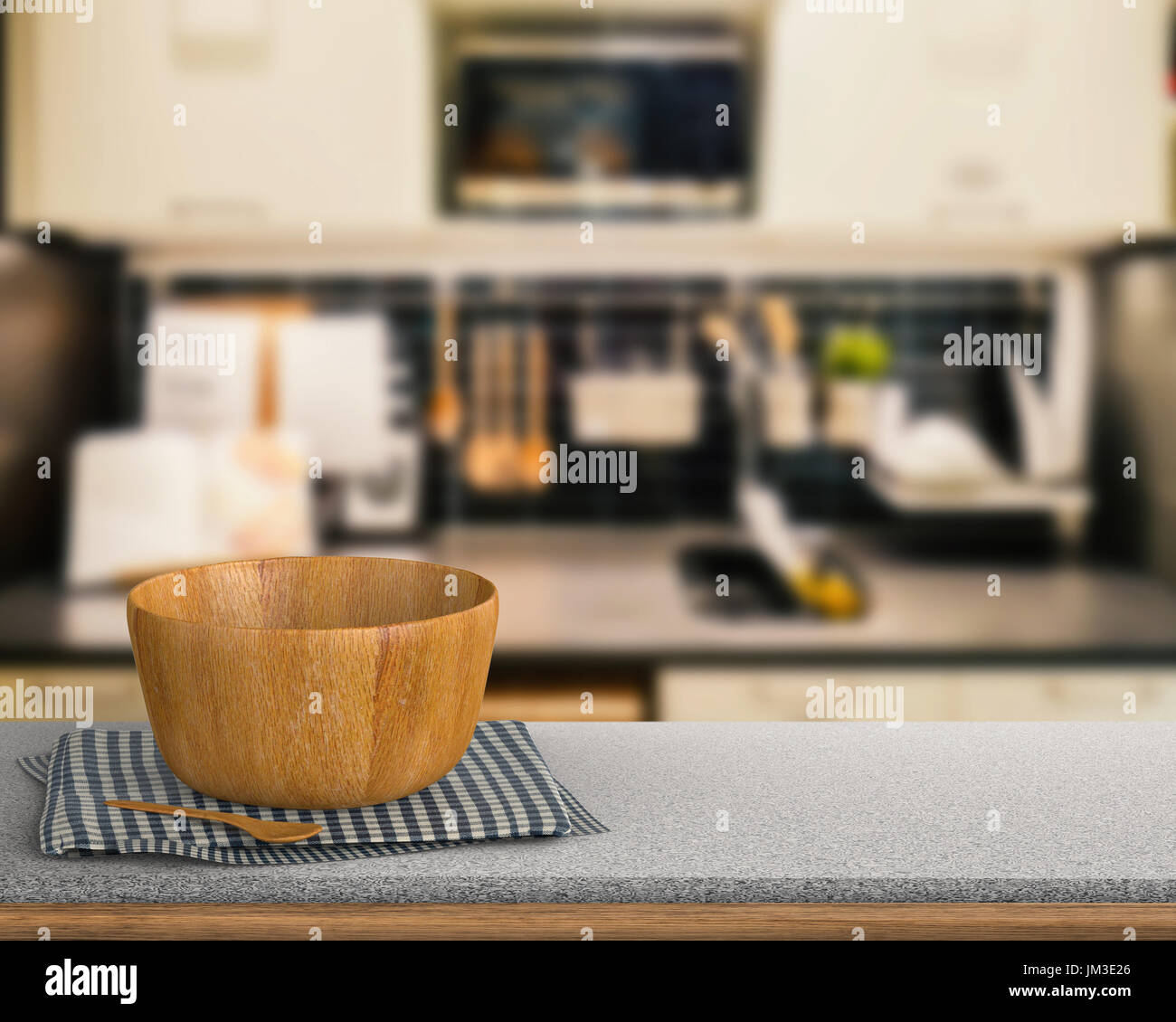 Kitchen blurred background hi-res stock photography and images - Alamy