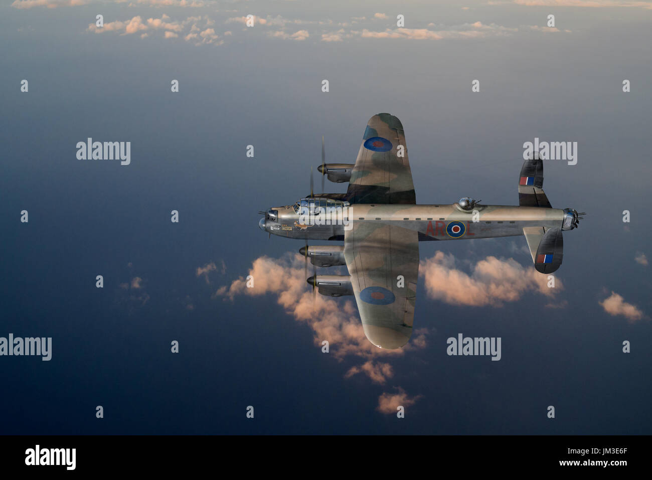 My depiction of Avro Lancaster W5005, AR-L for Leader of 460 Squadron ...