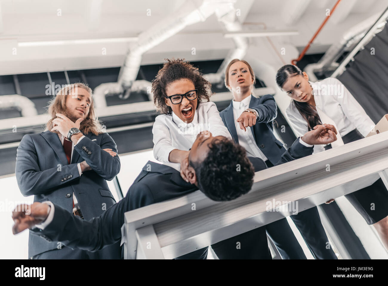 Angry business meeting hi-res stock photography and images - Alamy