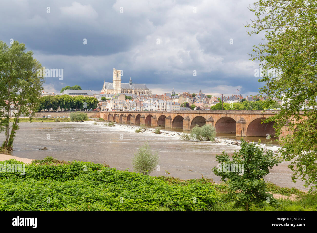 Nevers cathedral nevers france hi-res stock photography and images - Alamy