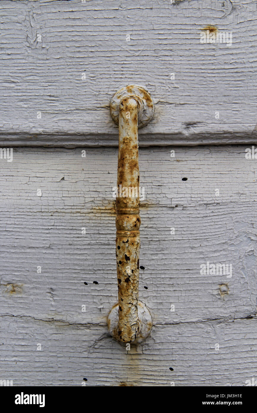 Old Door Handle Stock Photo - Alamy