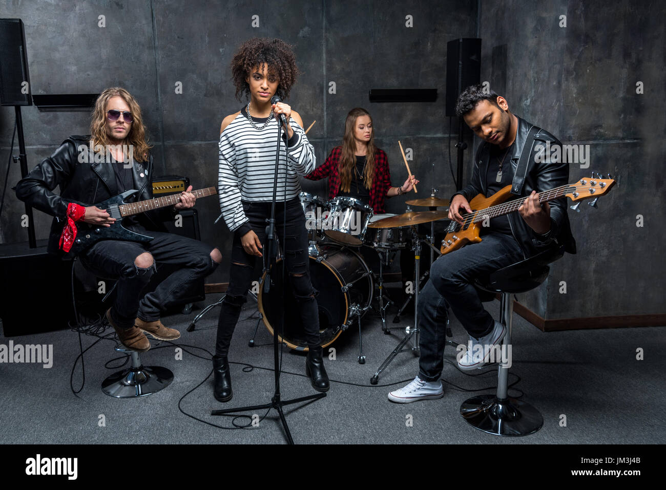 Rock and roll band hi-res stock photography and images - Alamy