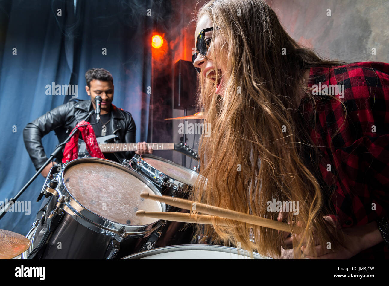 Two people playing instruments hi-res stock photography and images - Alamy