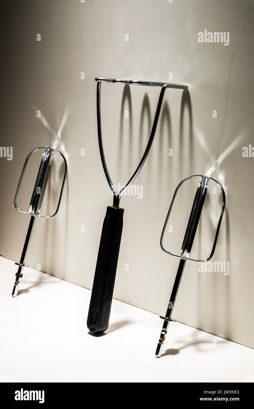 kitchen utensil shadows on wall Stock Photo - Alamy