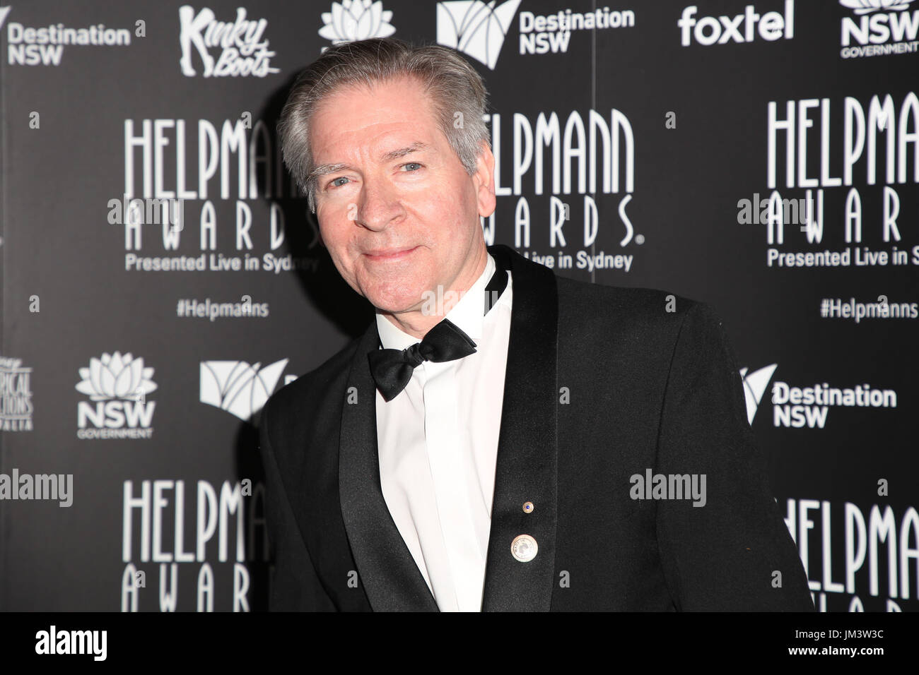 17th Annual Helpmann Awards - 2017. Pictured: Rob Bookman, winner of ...