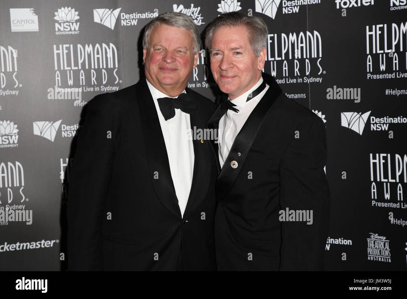 17th Annual Helpmann Awards - 2017. Pictured: Rob Bookman, winner of ...