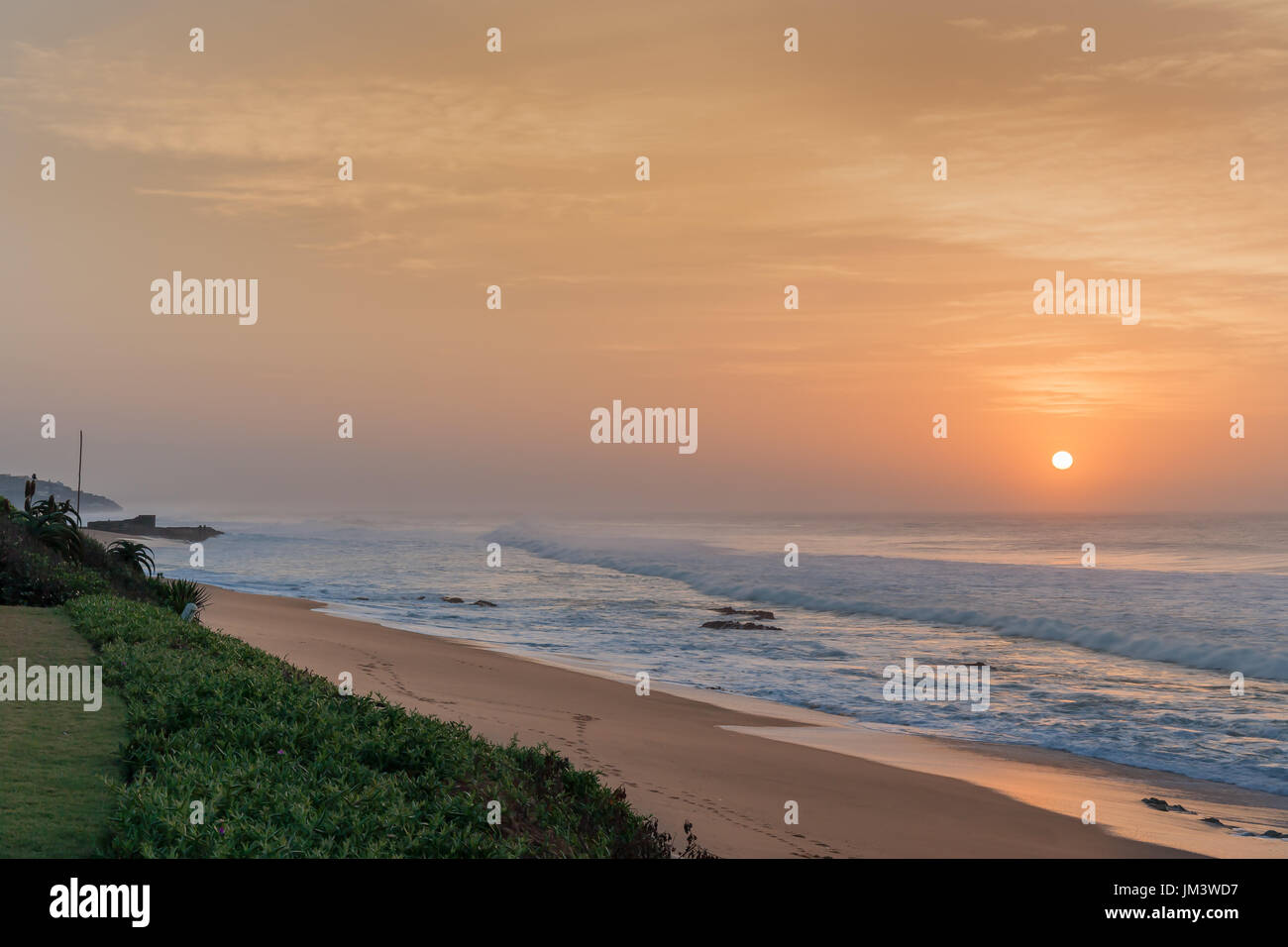 Salt Rock Beach Sunrise Stock Photo - Alamy