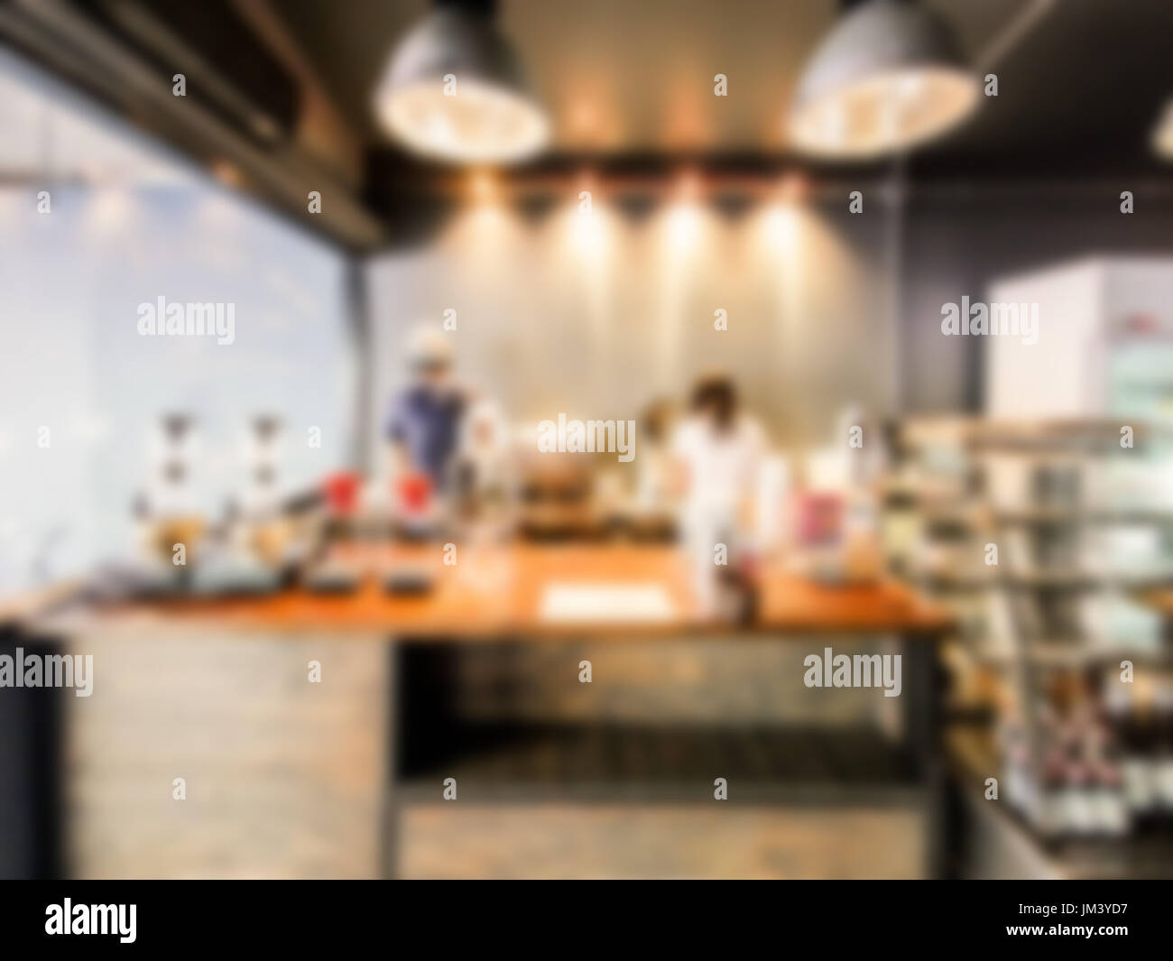 cafe restaurant inside blurred background Stock Photo - Alamy